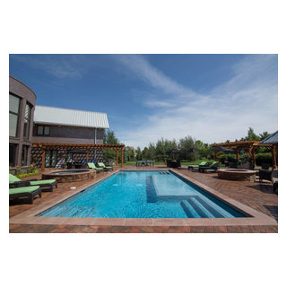 Pebble Finishes | SunStone Pearl Ice "Aqua Ice" - Traditional - Pool ...