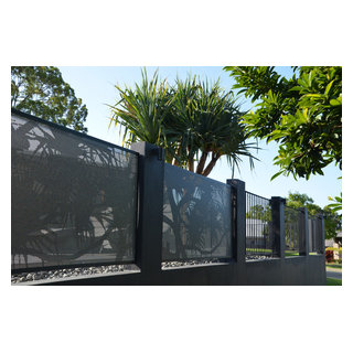 Perforated Pool Fence - Beach Style - Pool - Brisbane - by DSD ...