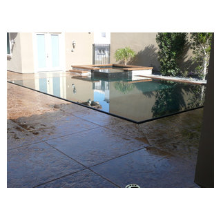 Perimeter Overflow Pool - Pool - Los Angeles - by Allstate Pools & Spas ...