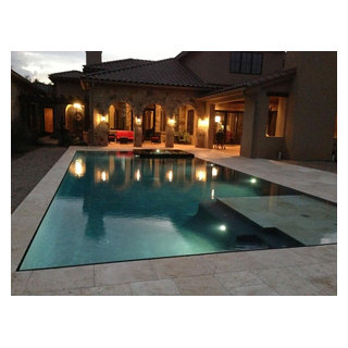 Perimeter Overflow Pool - Mediterranean - Pool - Austin - by Design ...