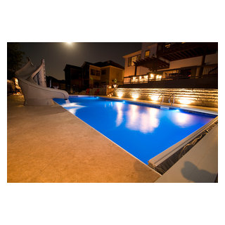 Peterson Fire Pit - Contemporary - Pool - Chicago - by Solomon Colors ...