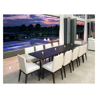 Picture Window Overlooking Zero Edge Pool - Contemporary - Pool ...