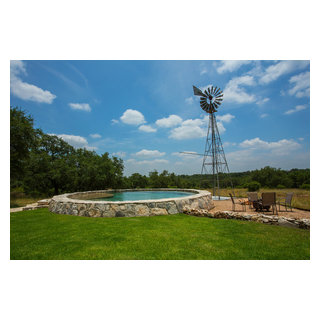 Pila Blanca - Rustic - Pool - Other - by Artesian Custom Pools, INC | Houzz
