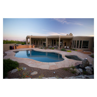 PIMA CANYON - Mediterranean - Pool - Phoenix - by Landscape Design West ...