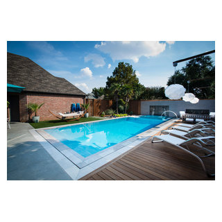 Plano Perimeter Overflow Modern - Modern - Pool - Dallas - by Randy ...