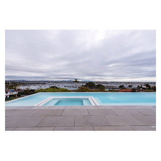 Point Loma - Contemporary - Pool - San Diego - by Aqua-Link Pools and ...