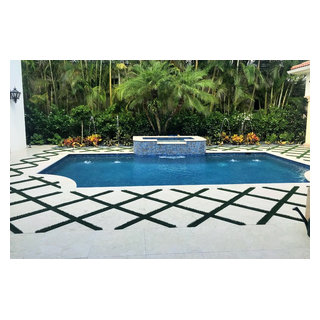 Pool and Patio Renovation - Mediterranean - Pool - Miami - by Eileen G ...