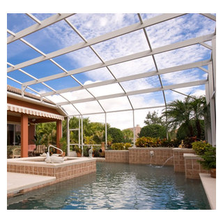 Pool & Screen Enclosures - Traditional - Swimming Pool & Hot Tub ...