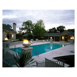 Pool and Spa in Inverness - Contemporary - Pool - Chicago - by Downes ...