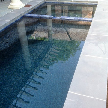 Midnight Blue Pebble Tec Pool - Photos & Ideas | Houzz