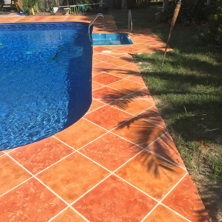 Diamond Pattern Concrete - Photos & Ideas | Houzz