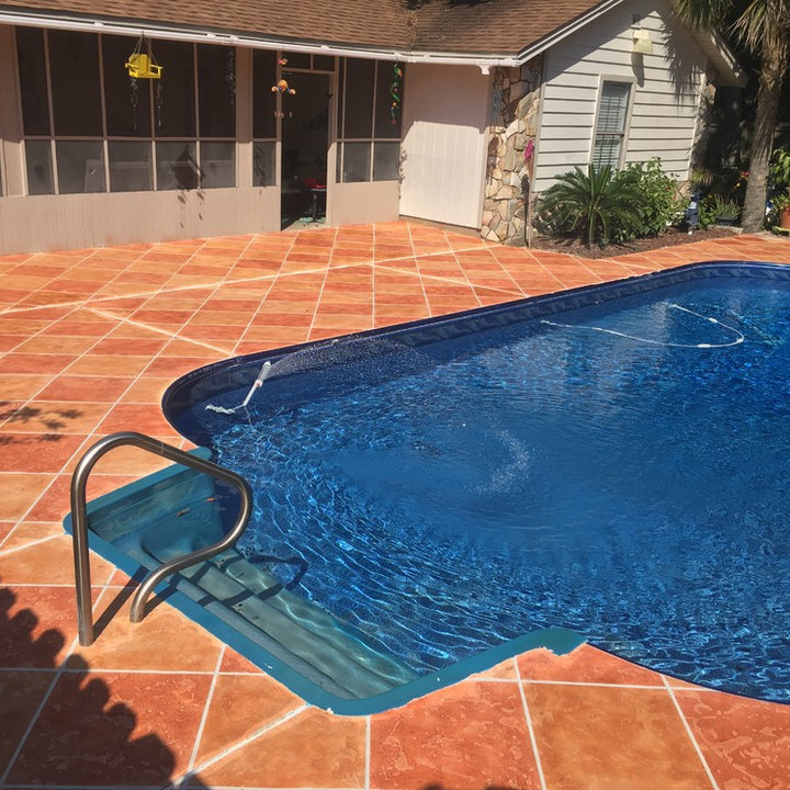 Diamond Pattern Concrete - Photos & Ideas | Houzz