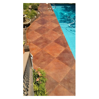 Pool decks - Pool - Wichita - by Concrete Colorscapes | Houzz