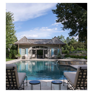 Pool House - Shabby-chic Style - Pool - Detroit - by Duncan Fuller ...