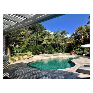 Pool Renovation - Mediterranean - Pool - Miami - by Eileen G Designs ...