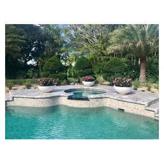 Pool Renovation - Mediterranean - Pool - Miami - by Eileen G Designs ...