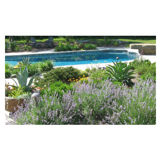 Pool Scape - Rustic - Pool - Philadelphia - by Ronni Hock Garden ...