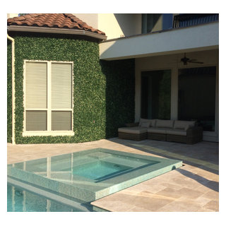 Pool Seating | Vertical Garden Wall | Artificial Hedge Panels ...