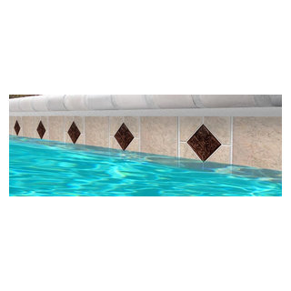 Pool Tile - Contemporary - Pool - Phoenix - by Meridian Tile Group | Houzz