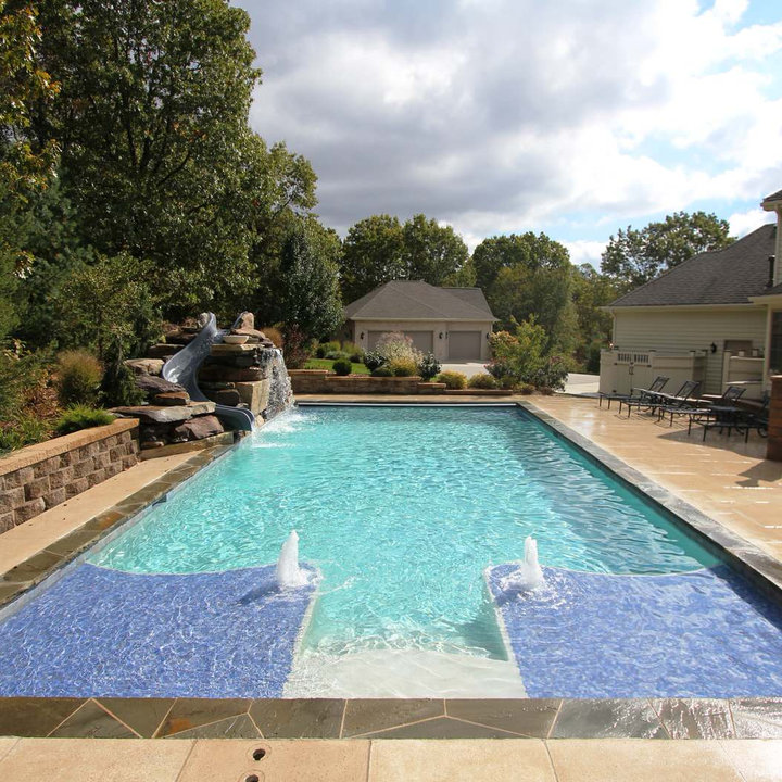 Pool Tanning Ledge Ideas - Photos & Ideas | Houzz