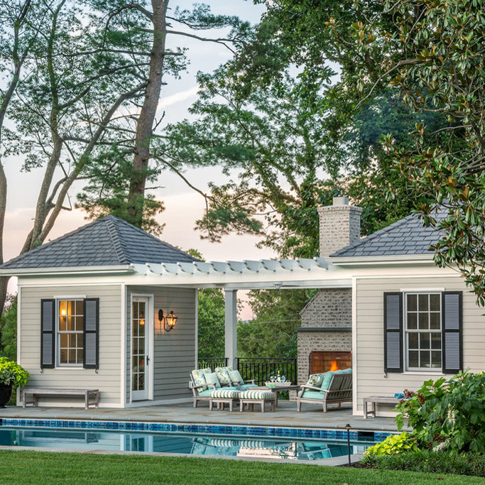 Attached Poolhouse - Photos & Ideas | Houzz