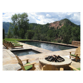 Pools - Rustic - Pool - Denver - by COLORADO POOL + SPA SCAPES | Houzz
