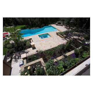Pools, Pavilions and Site Features - Classique - Piscine - Orange ...