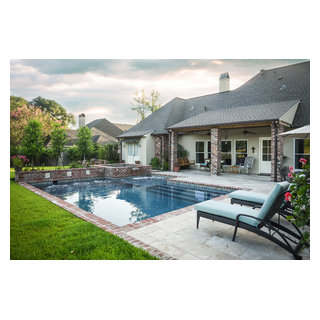 Prestwick - Contemporary - Pool - New Orleans - by Angelo's Landscape ...