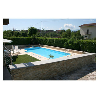 PRIVATE SWIMMING POOL WITH PATIO - Modern - Pool - Turin - by ...