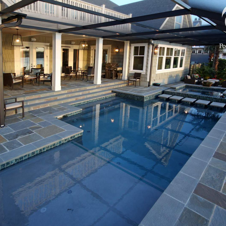 Bluestone Pool Deck - Photos & Ideas | Houzz