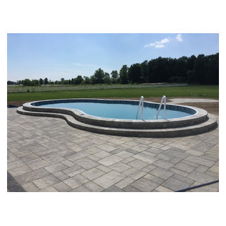 Radiant Free Form Semi Inground - Traditional - Pool - New York - by ...