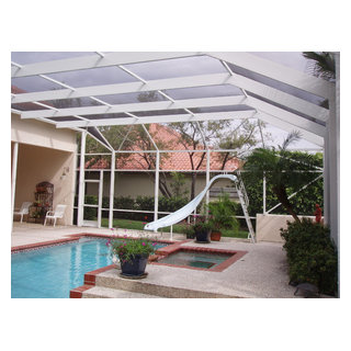 Residential Pool Enclosure - Traditional - Swimming Pool & Hot Tub ...