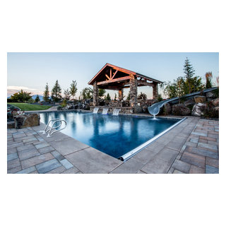 Resort Living on the Prairie - Rustic - Pool - Seattle - by Coppercreek ...