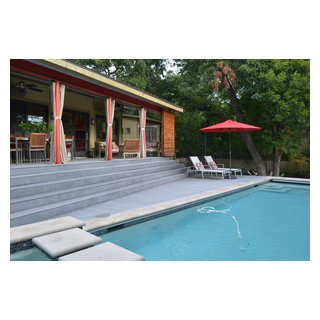 Rick & Susan Hibbs - Midcentury - Pool - Dallas - by Sarah Greenman | Houzz