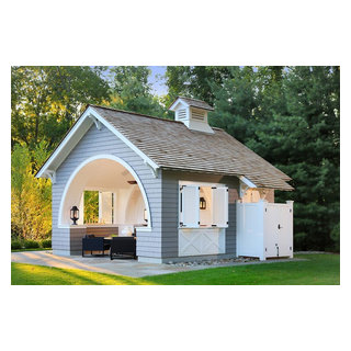 Ridgefield Pool House - Traditional - Pool - New York - by Sean O'Kane ...