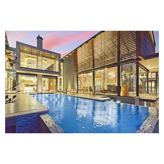 rim-flow pool with mosaic trim - Modern - Pool - Other - by Anomaly ...
