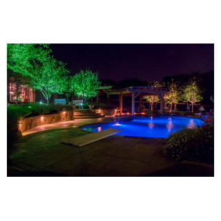 Rockwall TX Horse Ranch - Lighting/Gen Contracting - Rustic - Pool ...