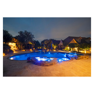 Rustic Resort - Rustic - Pool - Dallas - by Robertson Pools, Inc. | Houzz