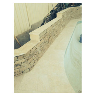Rustic Stone panels - Rustic - Pool - Sydney - by MDC Mosaics & Tiles ...