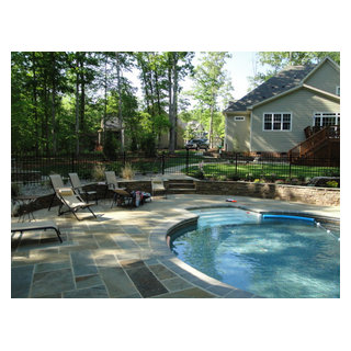 sally's - Modern - Pool - Raleigh - by J&A Stone Work | Houzz