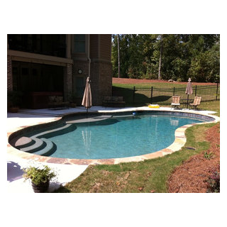 Sample Pools1 - Clásico - Piscina - Atlanta - de Artisan Pools, LLC | Houzz