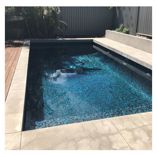 San Sebastian Fully Tiled Mosaic Pool - Beach Style - Pool - Gold Coast ...