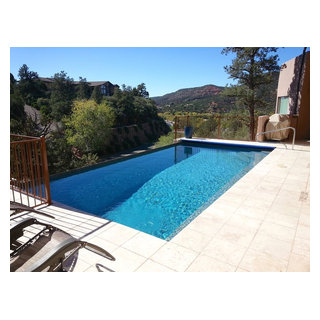 Sedona False Negative Edge - Contemporary - Pool - Phoenix - by Custom ...