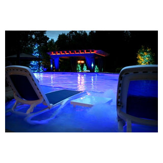 shark tile gunite pool - Eclectic - Pool - Detroit - by Tango Pools | Houzz