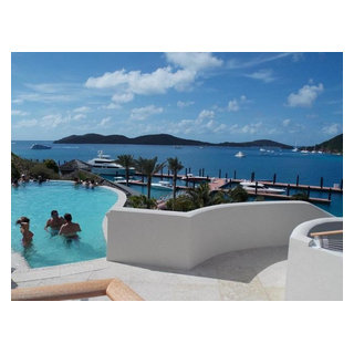 Shells Reef Install Pictures - Tropical - Pool - Miami - by Coral ...