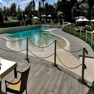 Porcelain Pavers Pool Deck - Photos & Ideas | Houzz
