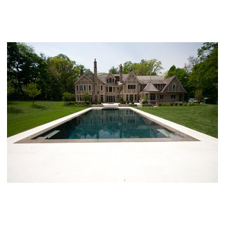 Slot overflow deck level pool - Contemporary - Pool - Philadelphia - by ...