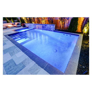 Small Backyard with Emphasis on Quality - Fusion - Pools & Hot Tubs ...