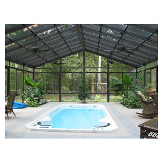 solarium - Traditional - Pool - Other - by Architectural Glass | Houzz