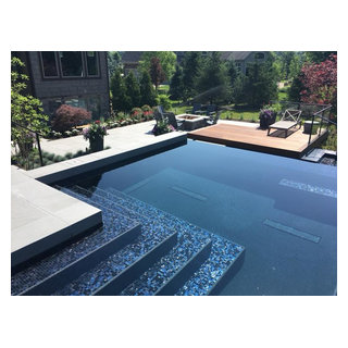 Solon Contemporary Pool and Lanai - Modern - Pool - Cleveland - by ...